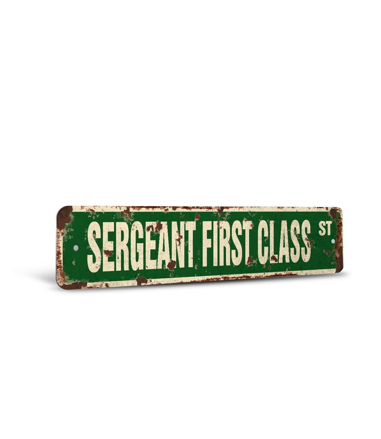 SERGEANT FIRST CLASS Vintage Style Rustic Street Sign – US Marines Army ...