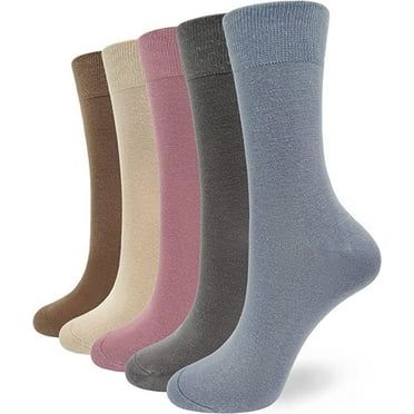 SERISIMPLE Women Thin Ankle Socks Bamboo Crew Lightweight Soft ...