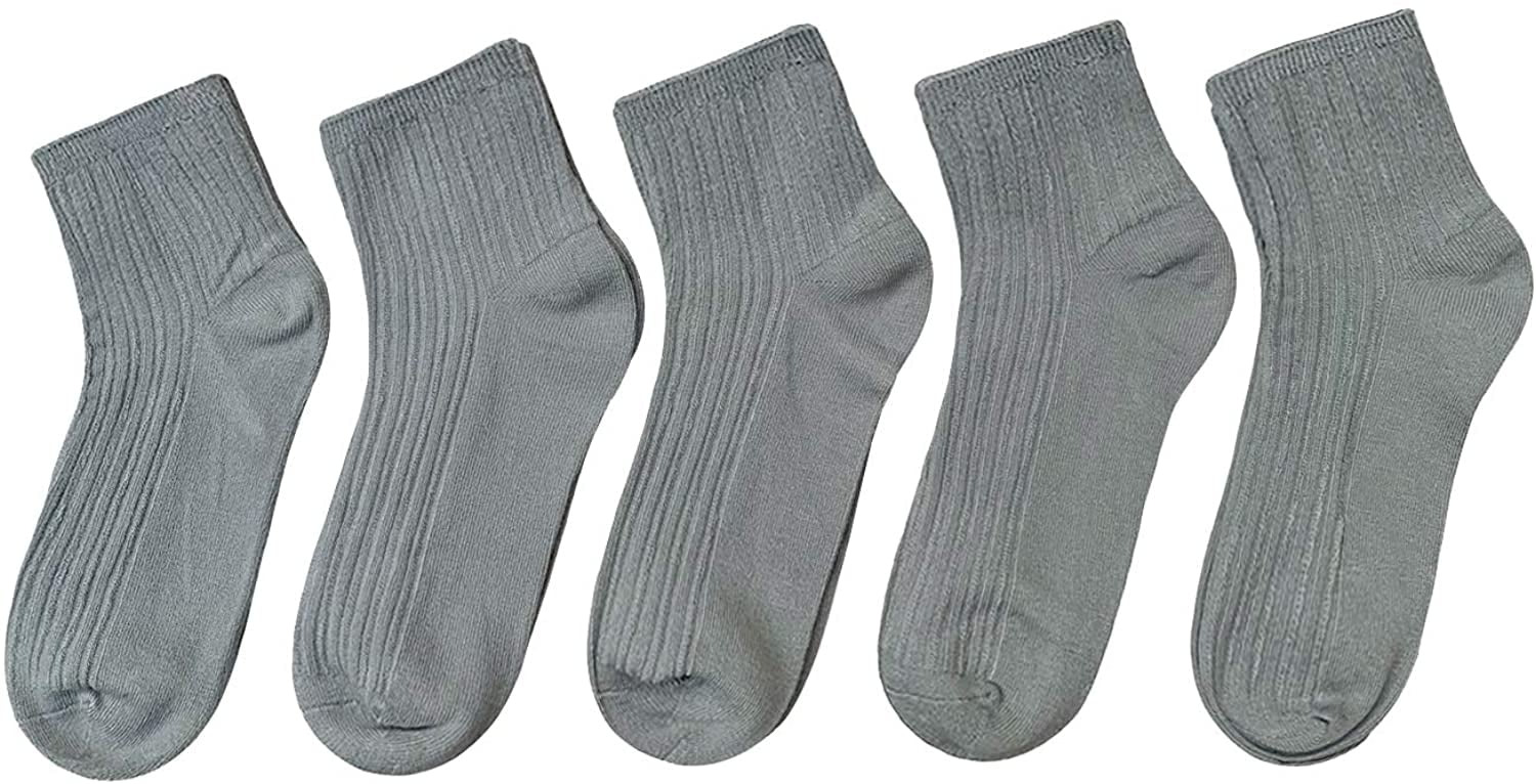 SERISIMPLE Bamboo Stretch Kids Ankle Sock Breathable Lightweight for ...