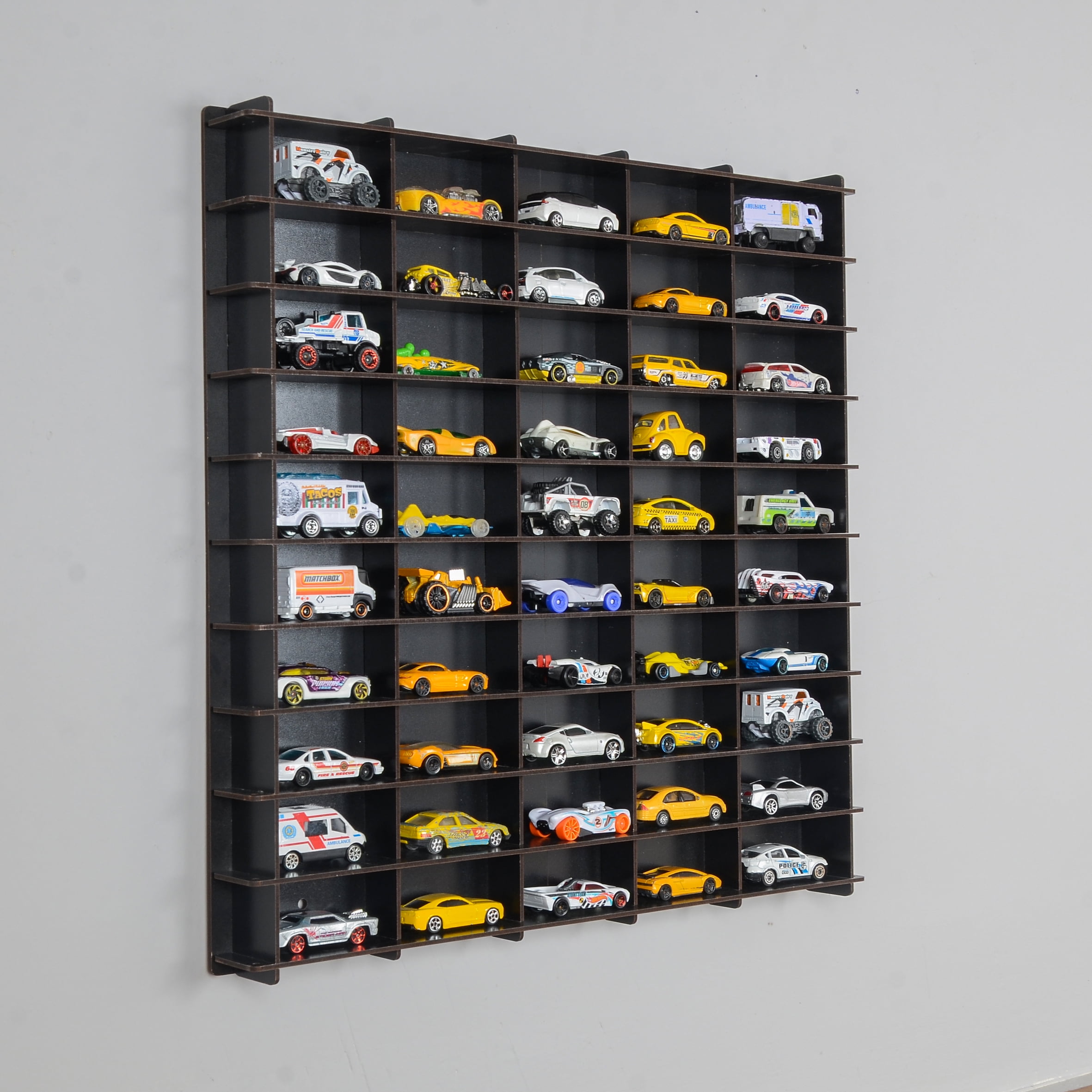 SERRACraftsStudio Toy Car Wall Shelf, Hotwheels, Matchbox Compatible ...