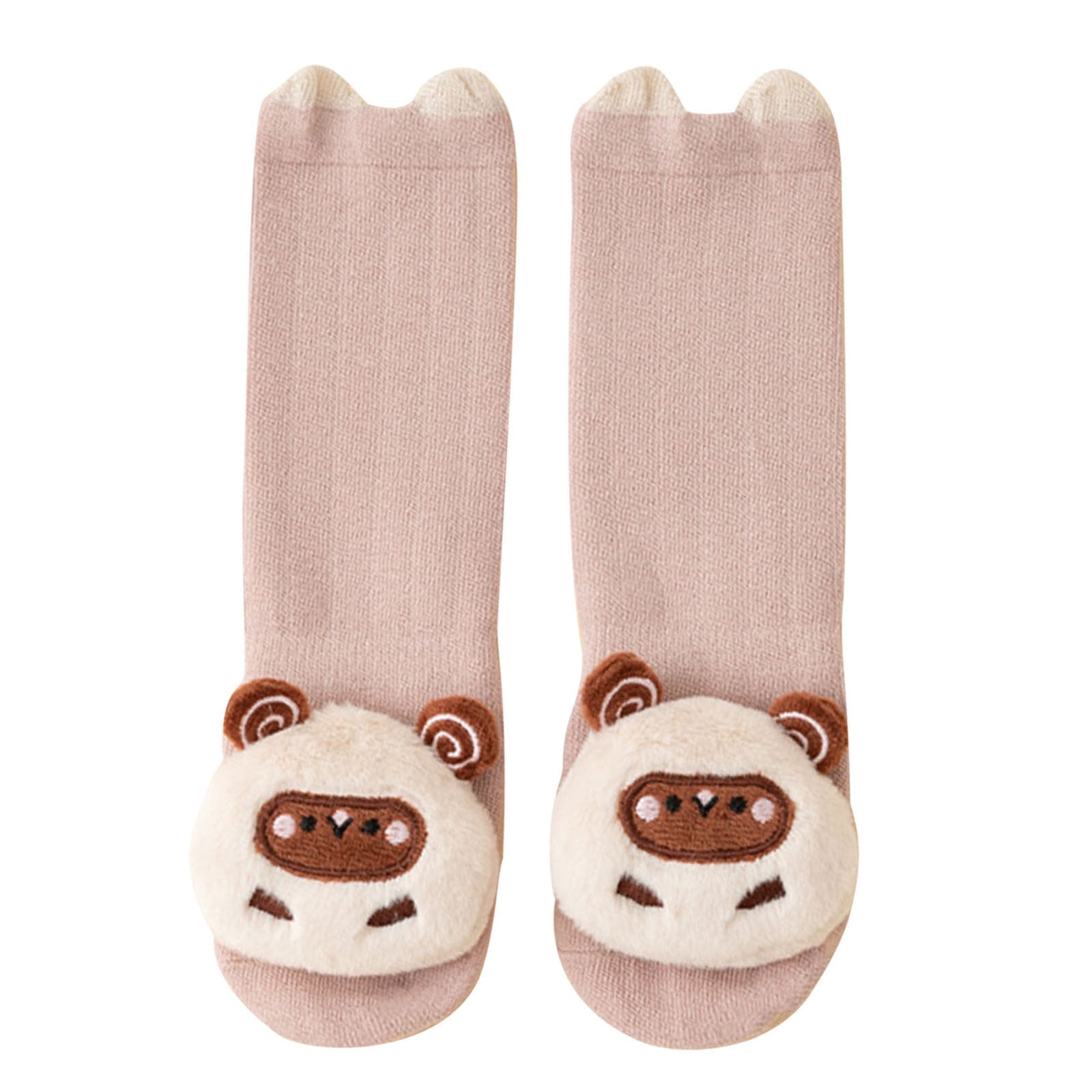 SERTG Toddler Socks Non-Slip Crew Socks Cute Animal Socks Fall Winter ...