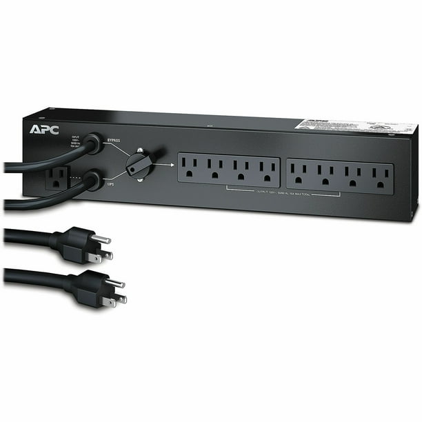 SERVICE BYPASS PANEL PDU 120V 15A BBM 5-15P 8X5-15R - Walmart Business ...