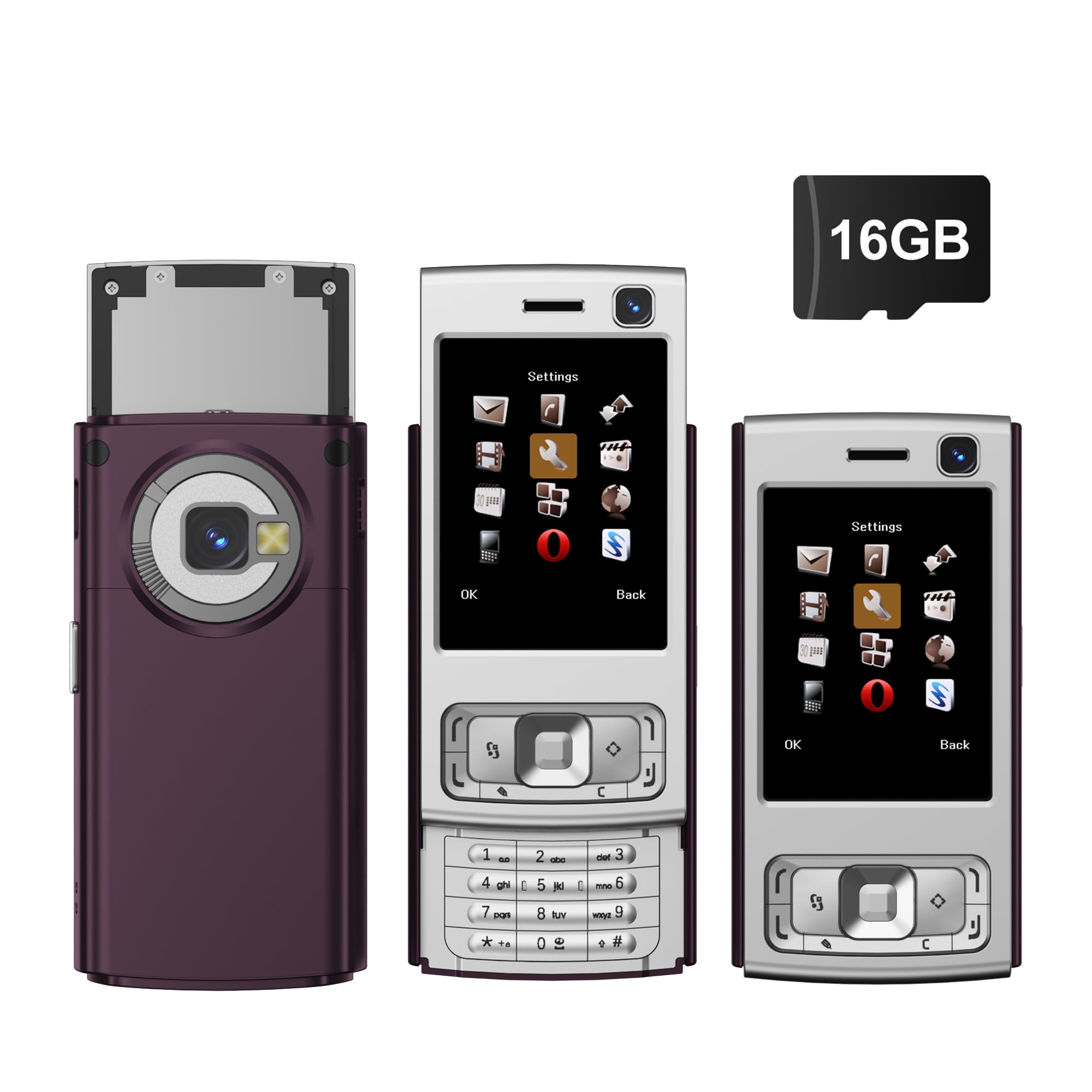 SERVO N95 Pro New Slider Mobile Phone Dual SIM Bluetooth Magic Voice ...