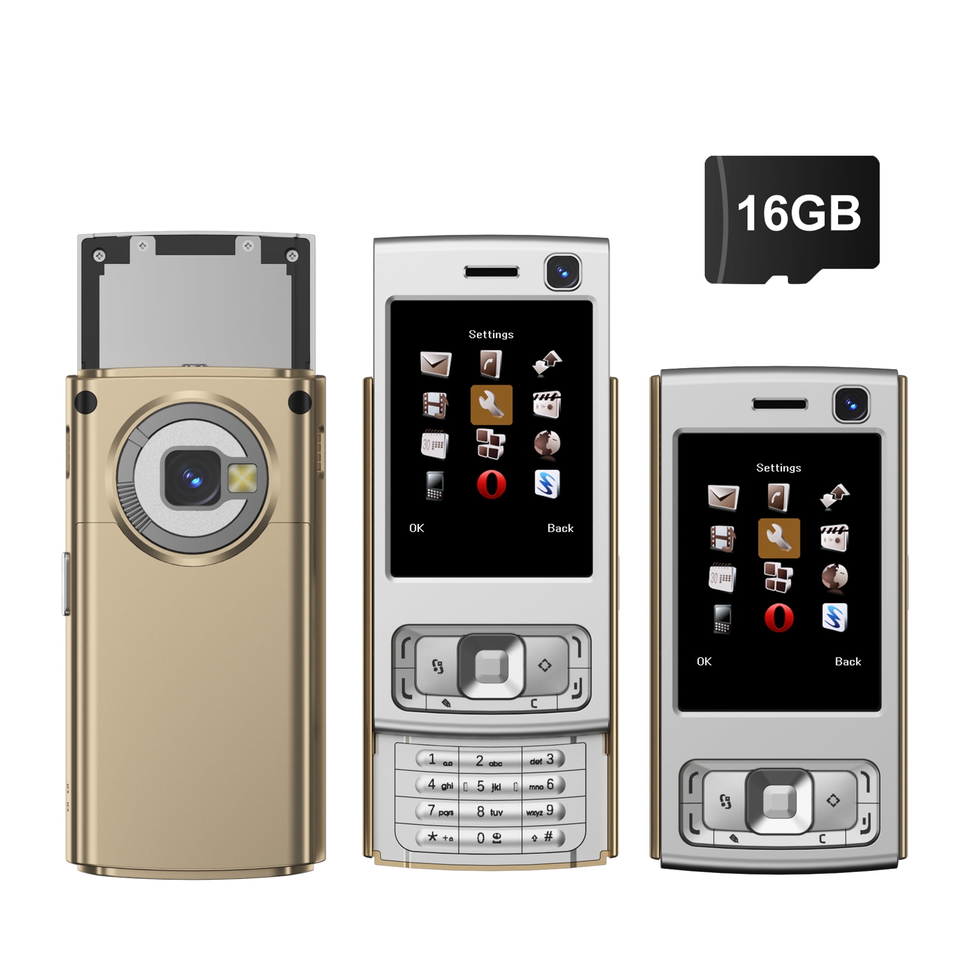 SERVO N95 Pro New Slider Mobile Phone Dual SIM Bluetooth Magic Voice ...