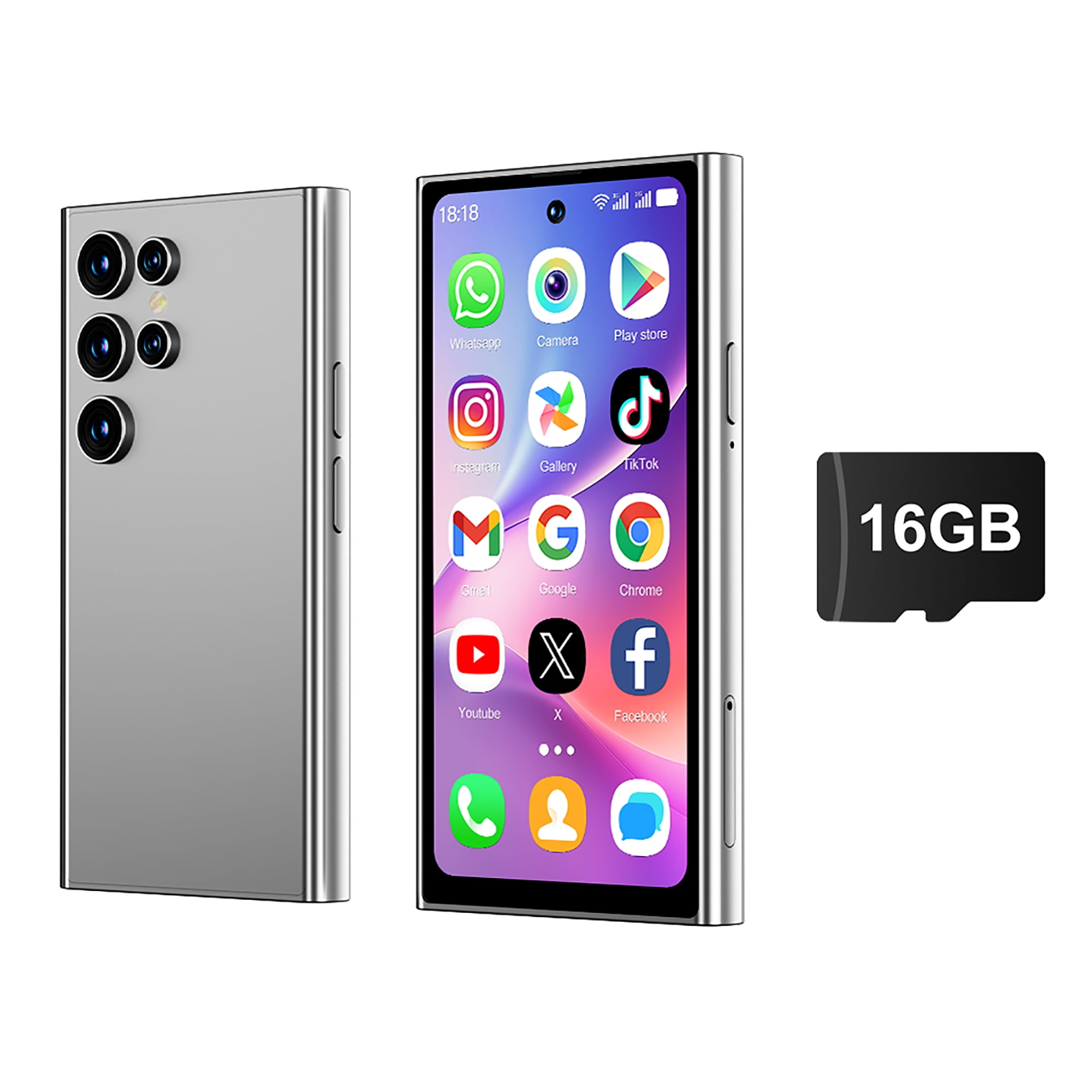 SERVO S27 Mini Smart Phone Android System 3G Cellular 4.0" Dual SIM HD ...