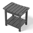 SERWALL HDPE Corner Shower Bench for Inside Shower, Waterproof Shower ...