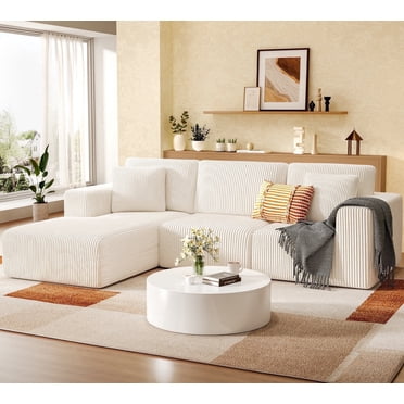 VANACC Sectional Sofa Bed with Storage and Soft Seat ,Reversible Pull ...