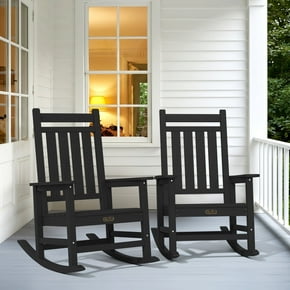 White Outdoor Rocking Chairs in Outdoor Rocking Chairs - Walmart.com