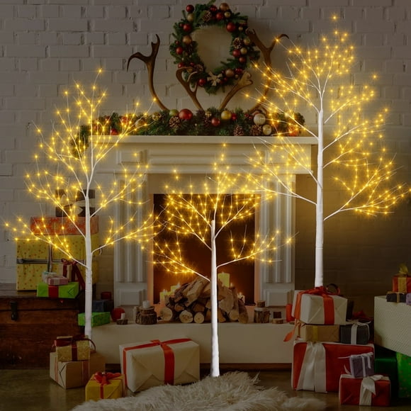 3 Christmas Trees Set