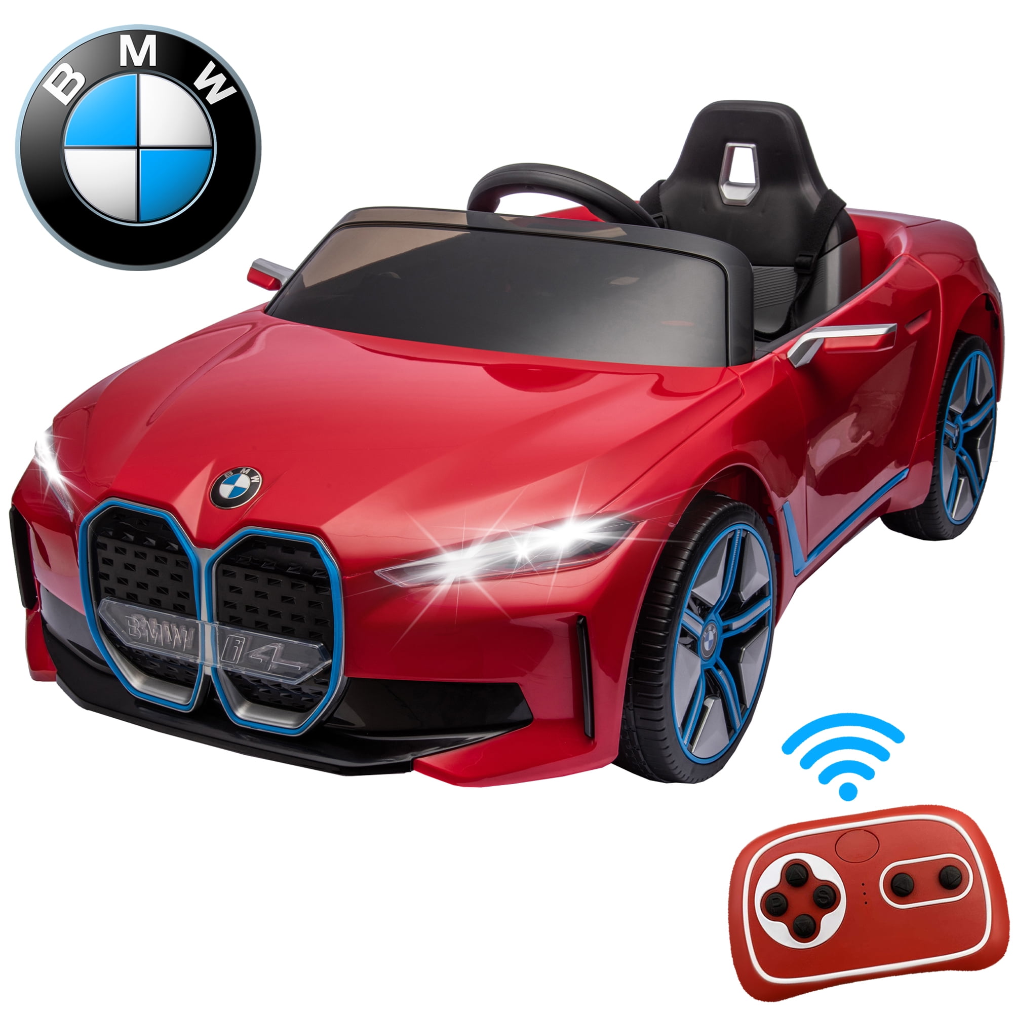 SESSLIFE Electric Car for Kids, BMW 12 Volt Battery Powered for Ride on ...