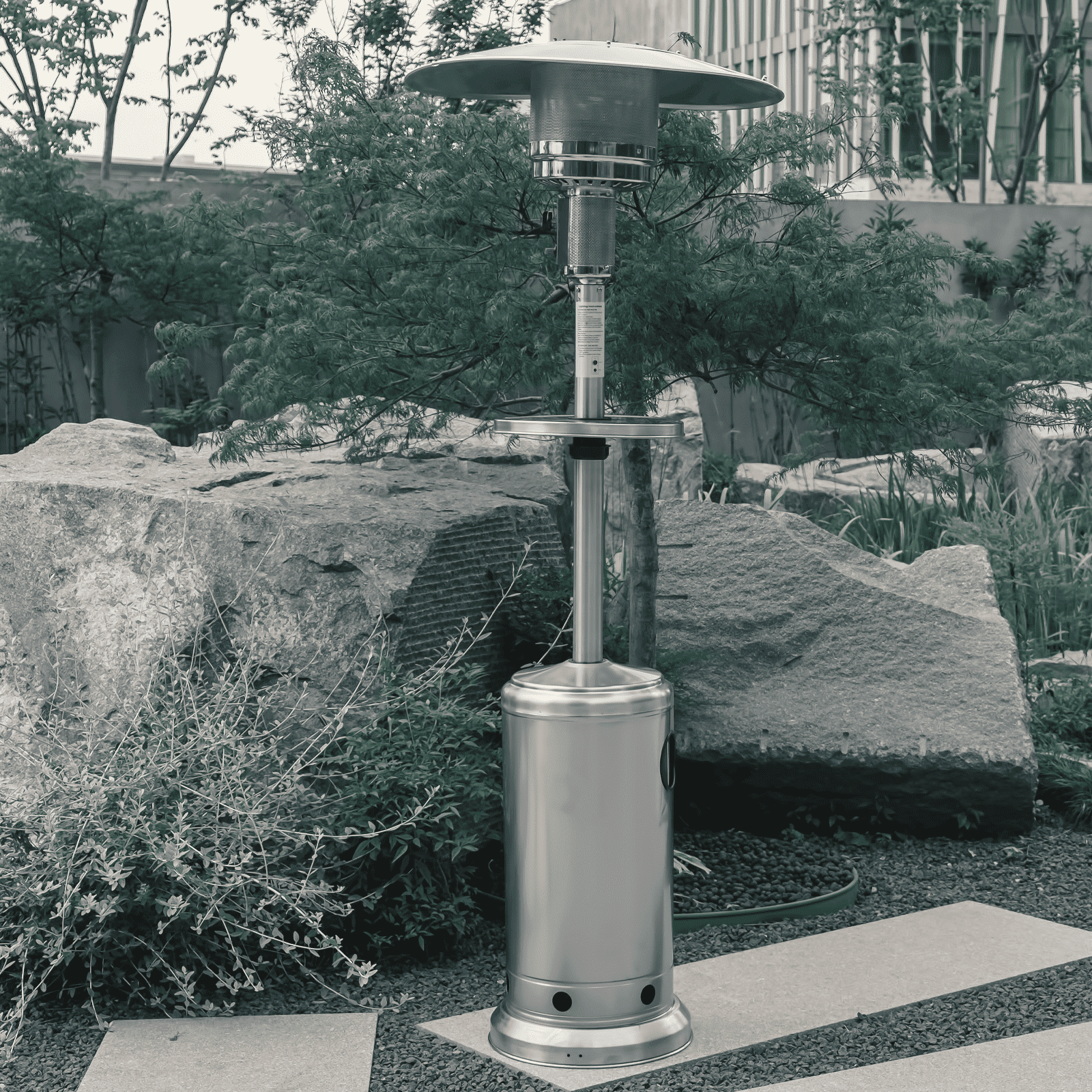 ENYOPRO Outdoor Propane Heater, 46000 BTU Patio Gas Heater with Cover ...