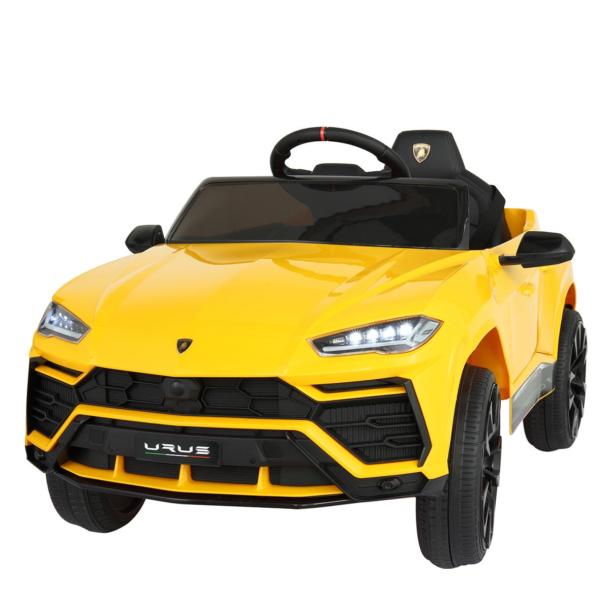 SESSLIFE Yellow Ride On Toy, Lamborghini SUV Ride On Car for Age 3-5 ...