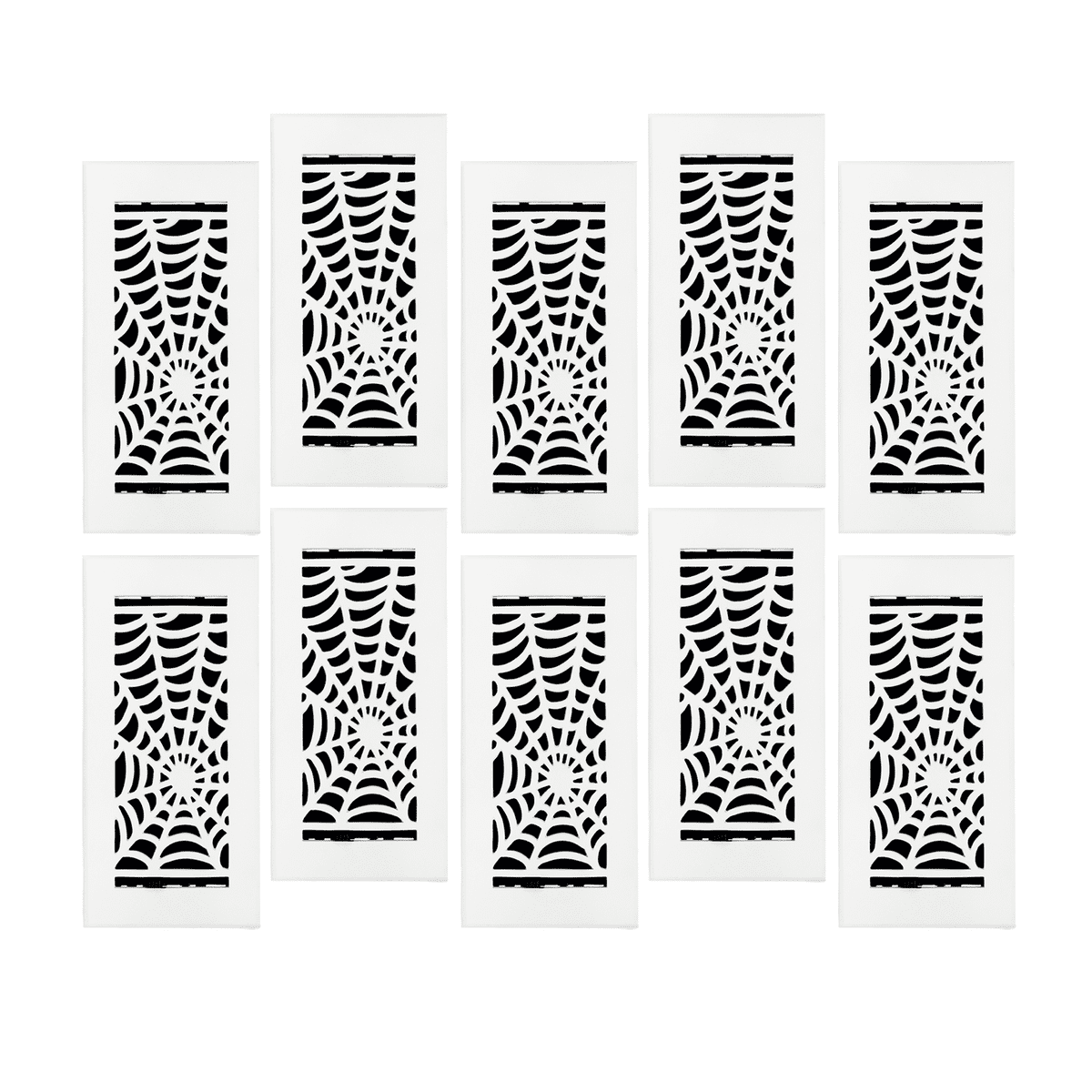 SET OF 10 Spooky Gothic Vent Cover 4"x10" Duct Opening (Overall 5-1/2"x ...