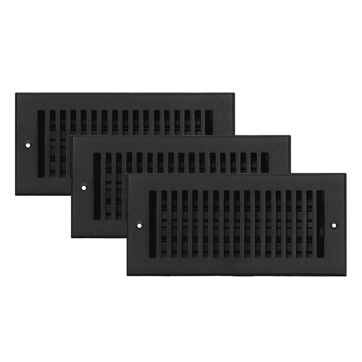 SET of 3 SLEEK Vent cover 4"x10" duct opening (Overall 5-1/2"x 11-3/4 ...
