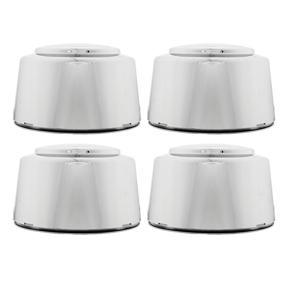 SET OF 4 Chrome Wheel Center Hub Caps for Ford Trucks & Vans - 8 Lug ...