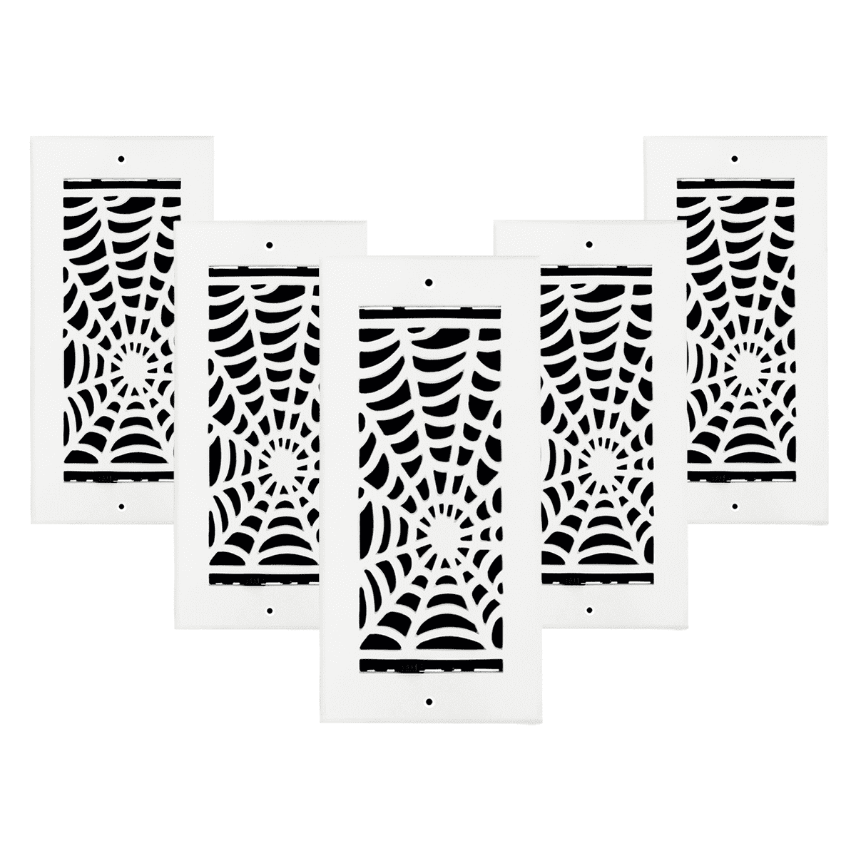 SET OF 5 Spooky Gothic Vent Cover 4"x10" Duct Opening (Overall 5-1/2"x ...