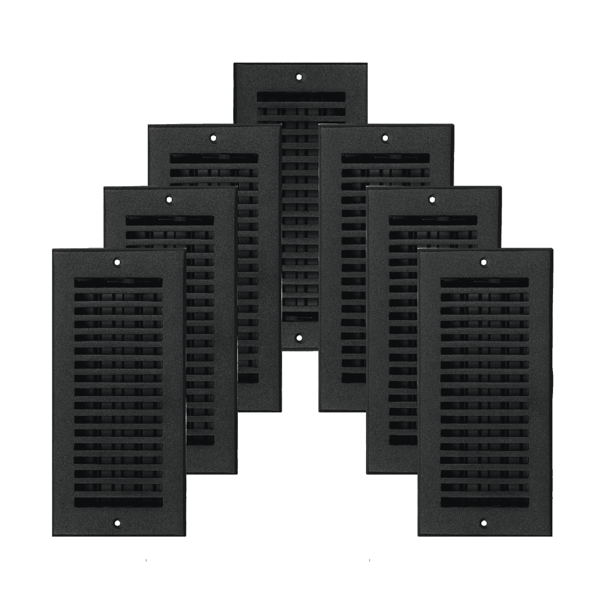 SET of 7 SLEEK Vent cover 4"x10" duct opening (Overall 5-1/2"x 11-3/4 ...