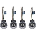 (SET OF FOUR) Muzzys 3157/4157 Wire Harness Pigtail Socket for LED and ...
