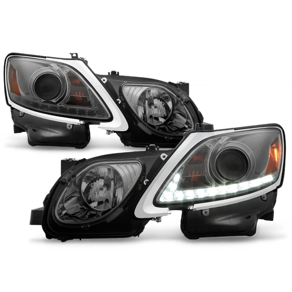 SET For 2006-2011 Lexus GS300 GS350 GS430 HID/Xenon LED DRL Projector ...