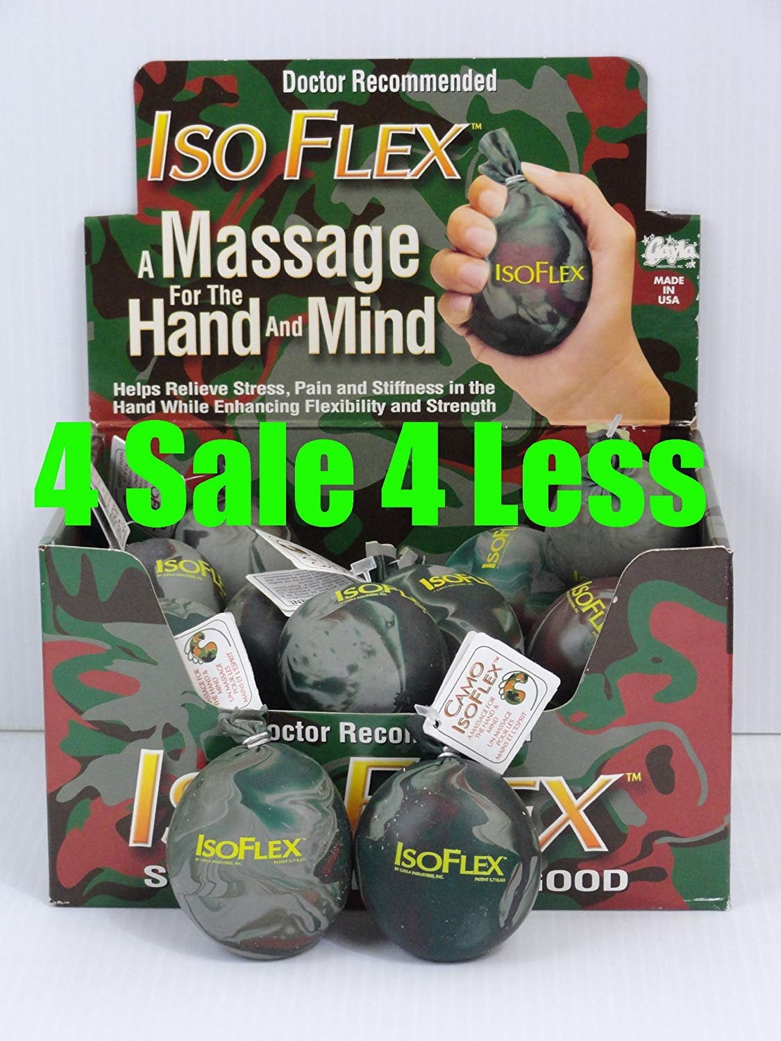 "SET OF 2" Isoflex Camo Stress Ball - Walmart.com