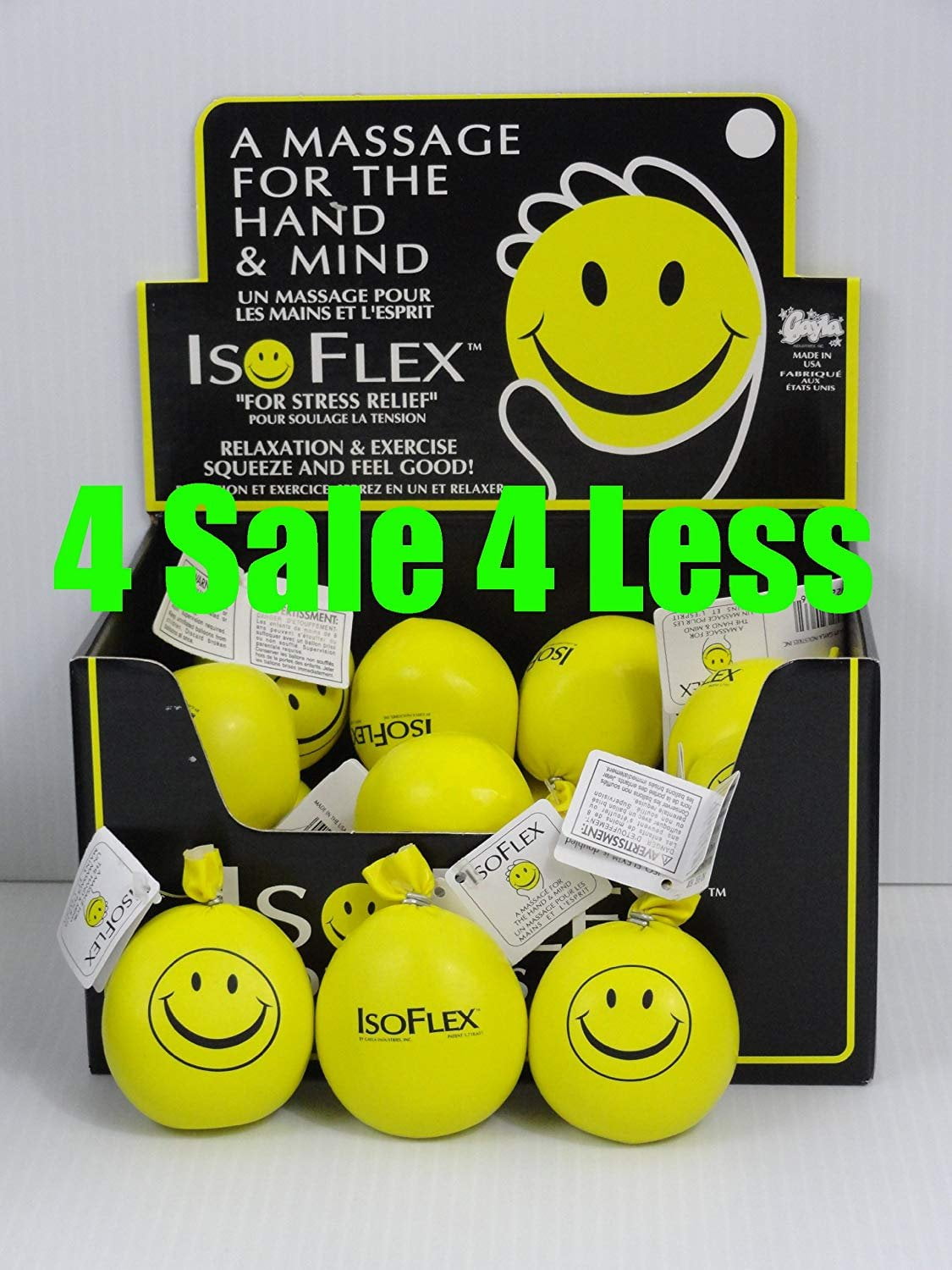 SET OF 2 - Isoflex Smiley Stress Ball - Walmart.com