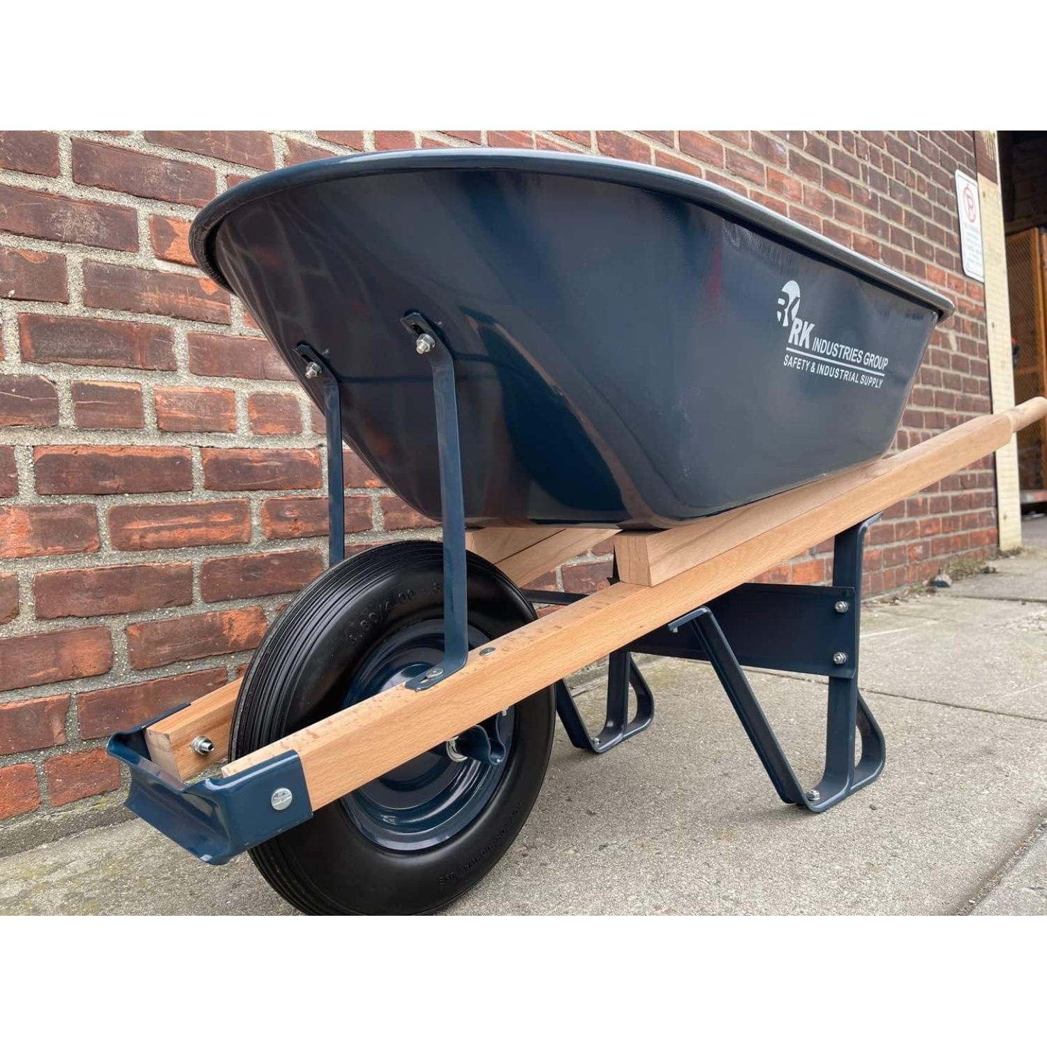 SET OF 2 NK WFF16BK Flat-Free Wheelbarrow Wheel 16" - 500 lbs. Load ...