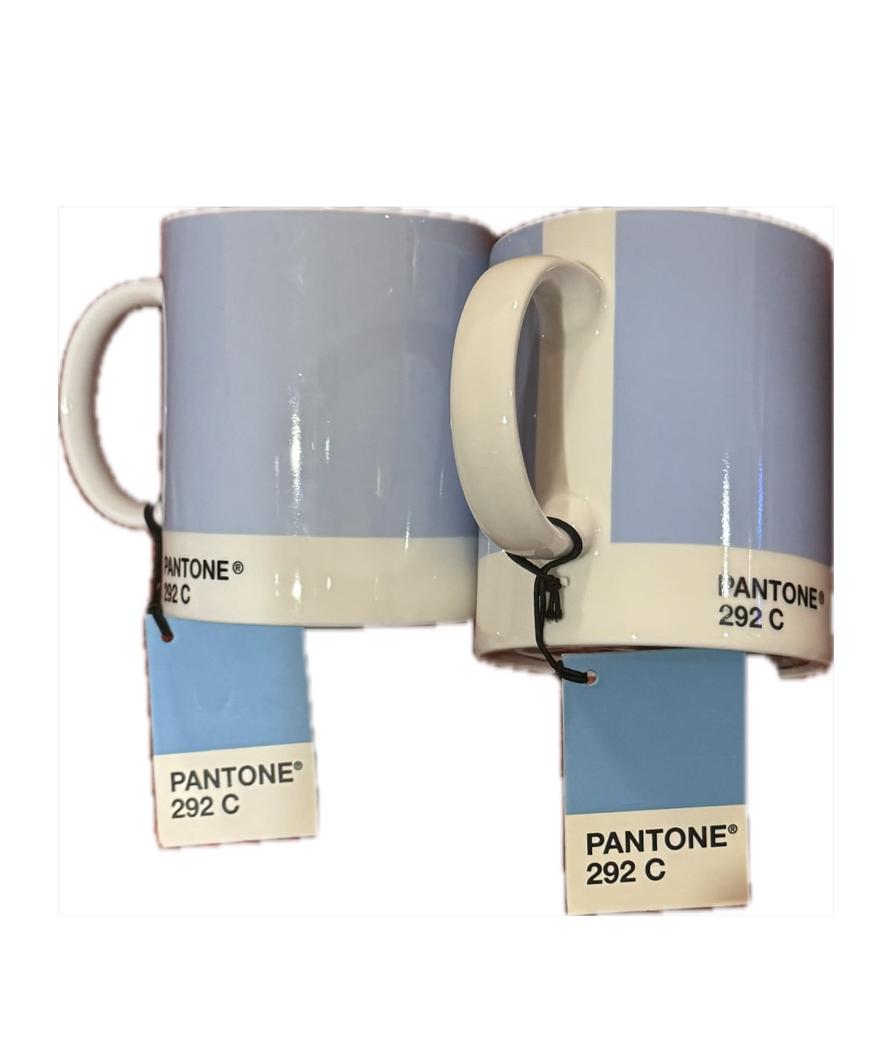 SET OF 2 PANTONE MUGS BLUE RINSE, BABY BLUE PERIWINKLE, CAMBRIDGE ...