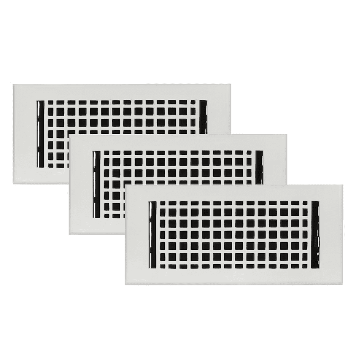 SET OF 3 Mosaic Air Supply Vent 4"x10" Duct Opening (Overall 5-1/2"x 11 ...