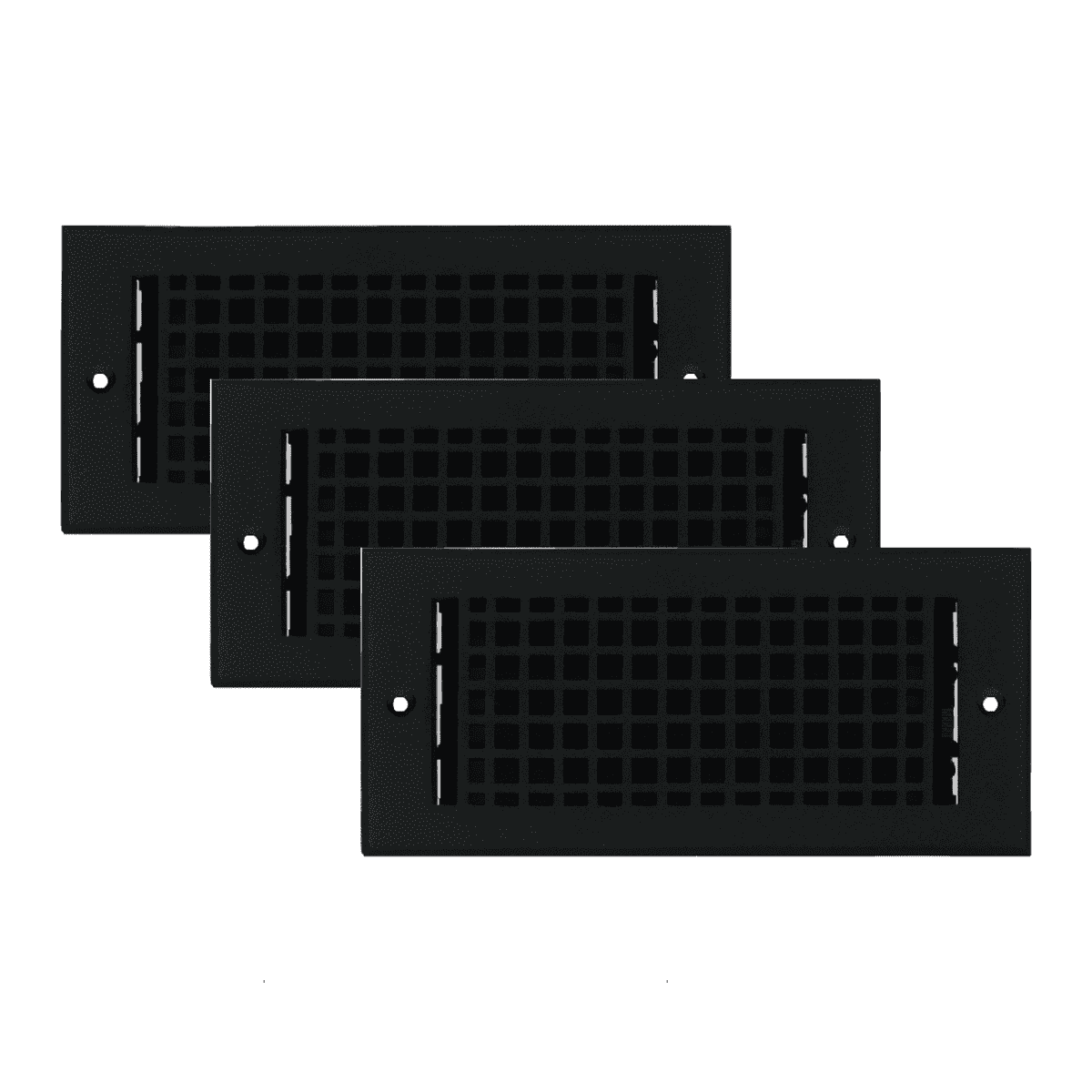 SET OF 3 Mosaic Air Supply Vent 4"x10" Duct Opening (Overall 5-1/2"x 11 ...