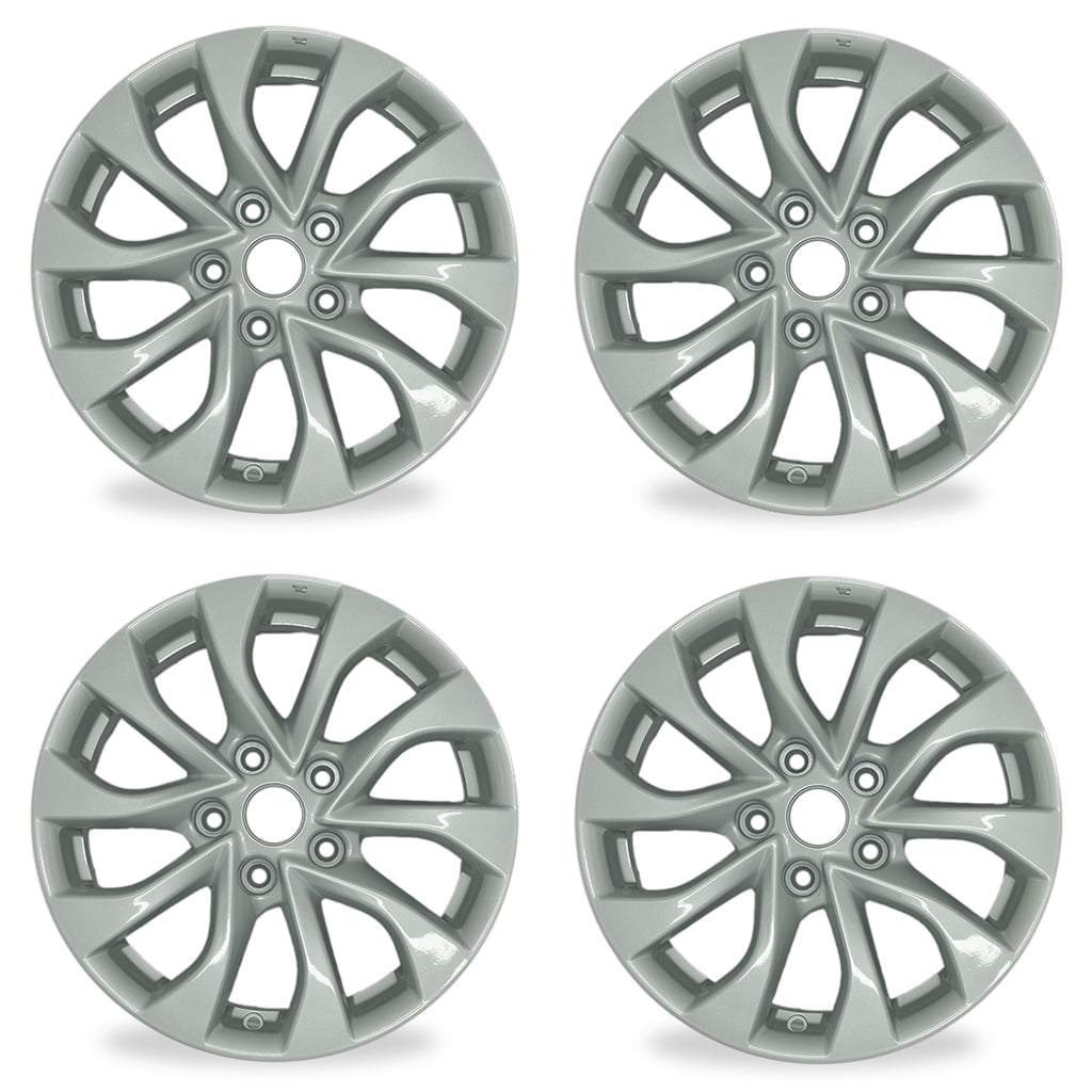 SET OF 4 16" 16X6.5 Alloy Wheels for Nissan Sentra 2016-2019 SILVER OEM ...