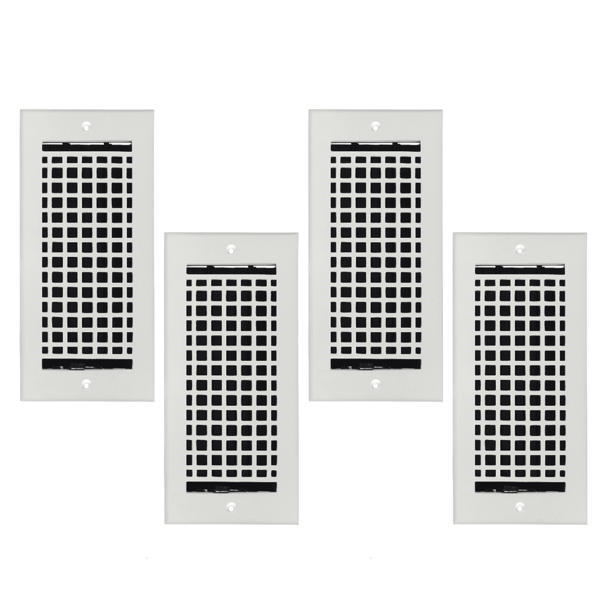 SET OF 4 Mosaic Air Supply Vent 4"x10" Duct Opening (Overall 5-1/2"x 11 ...
