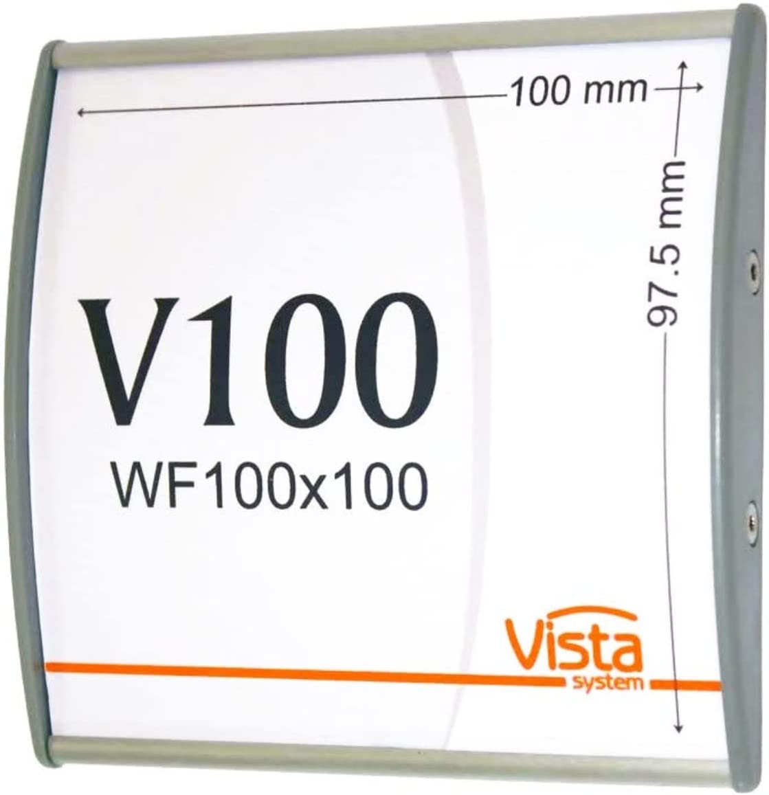 SET OF 5, WALL DOOR MOUNT SIGN HOLDER NAME PLATE FRAME DISPLAY ...