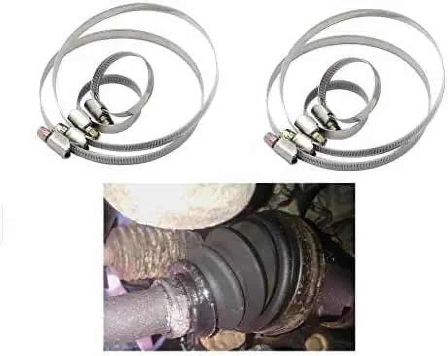 (SET OF EIGHT CLAMPS) CV Axle Repair Clamps Kit for Leaking Boots after ...