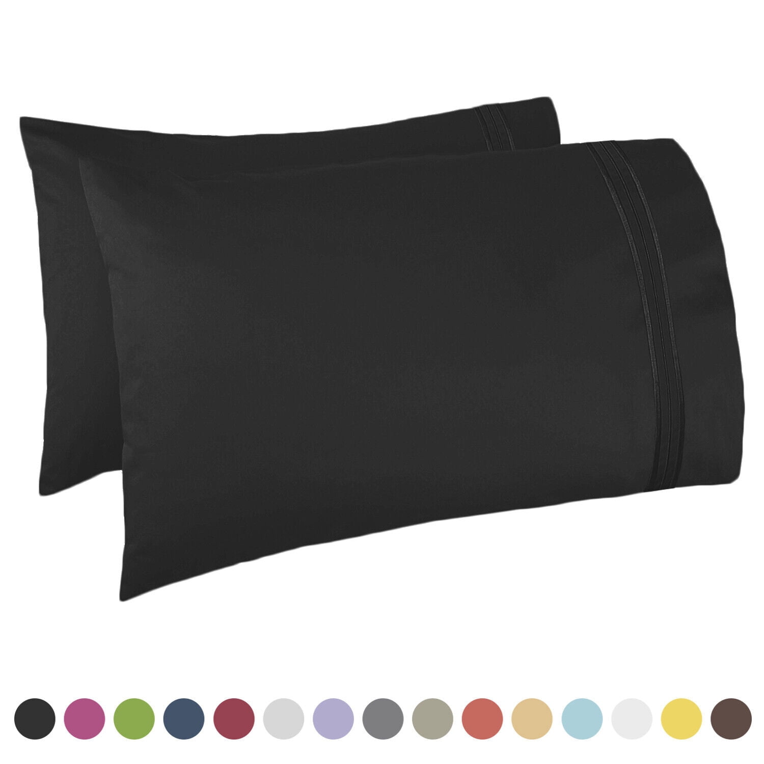SET OF KING SIZE PILLOWCASES SOFT - Walmart.com
