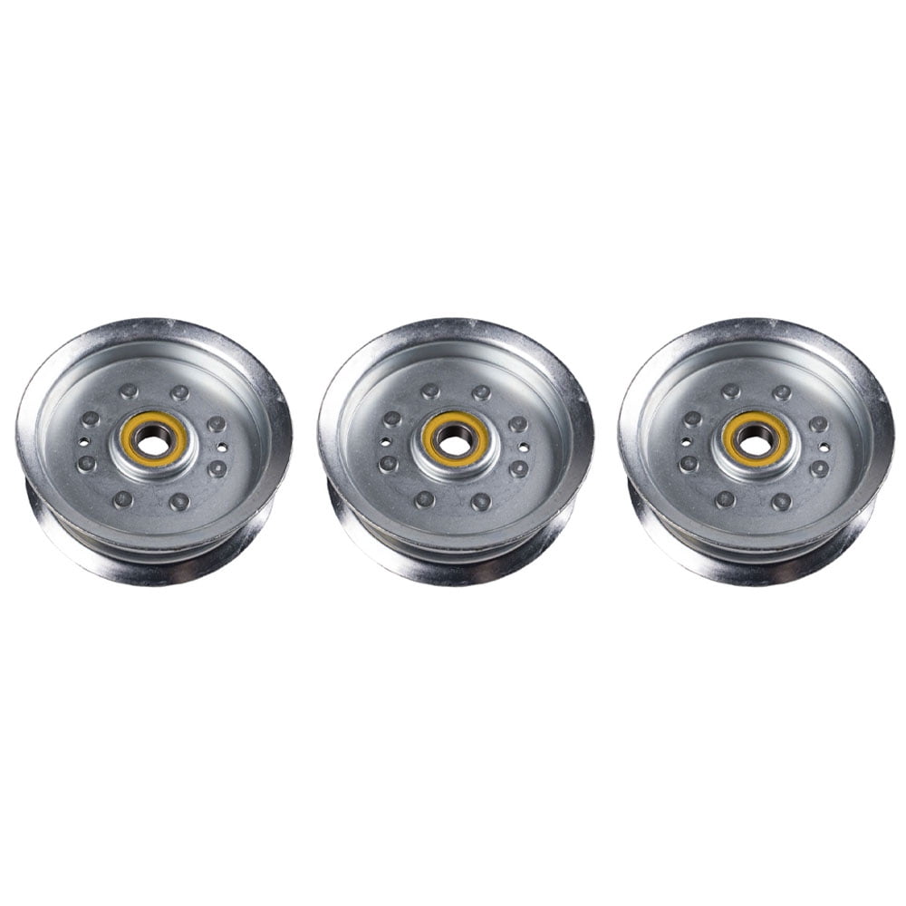 SET OF THREE Replacement OEM John Deere Flat Idler Pulley GY20629 ...