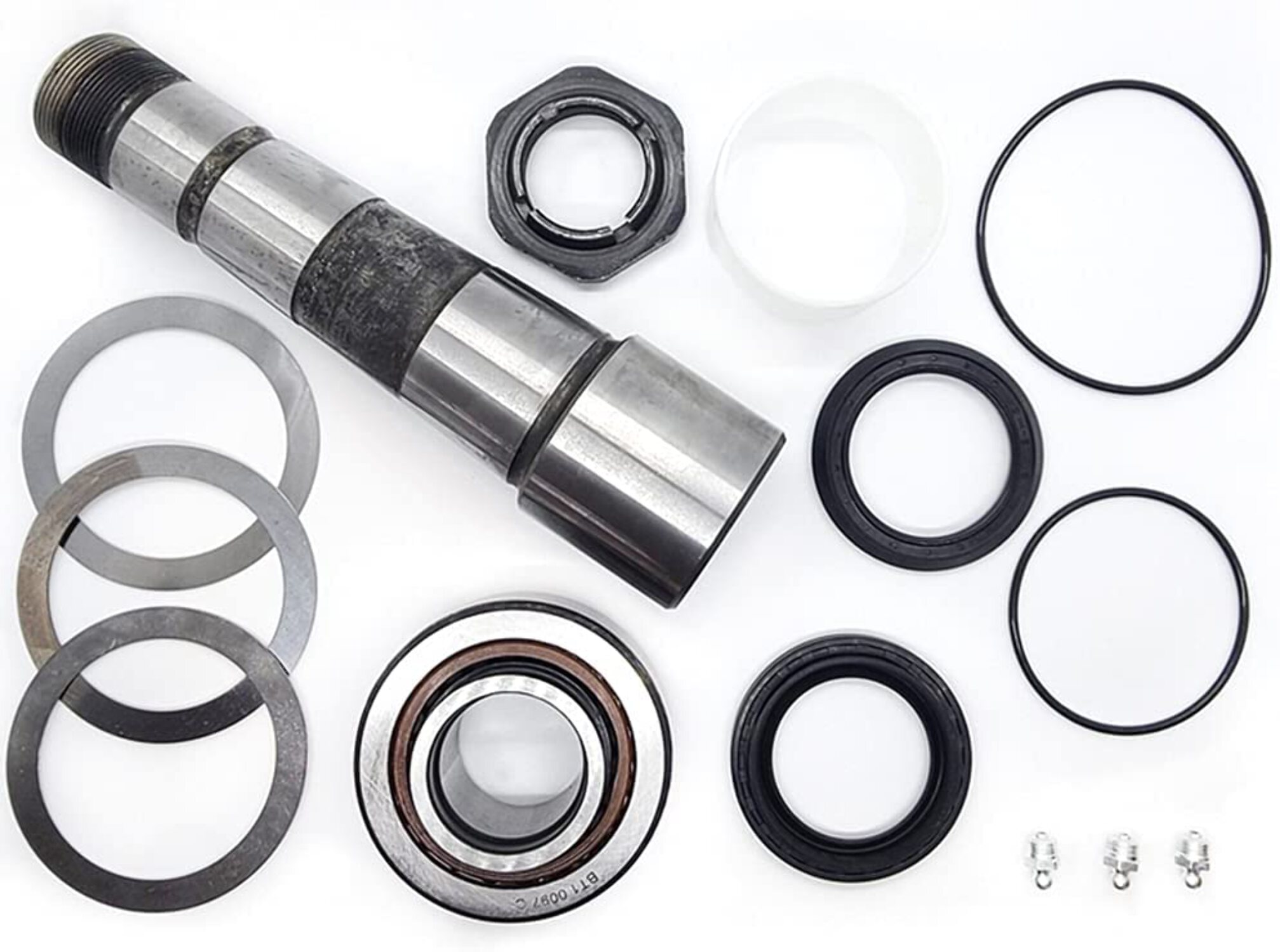 SET / PAIR KING PIN KIT Compatible with Volvo 85108338S3 - Meritor ...