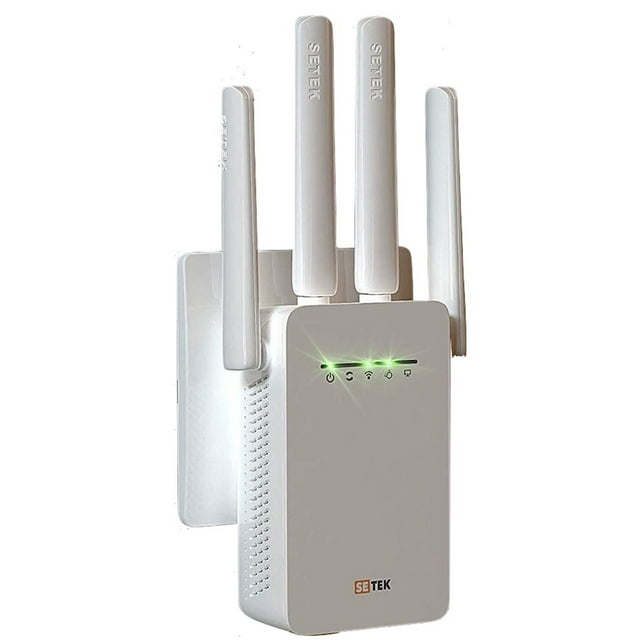 SETEK WiFi Range Extender Signal Booster to 2500 Feet, 300 MBPS ...