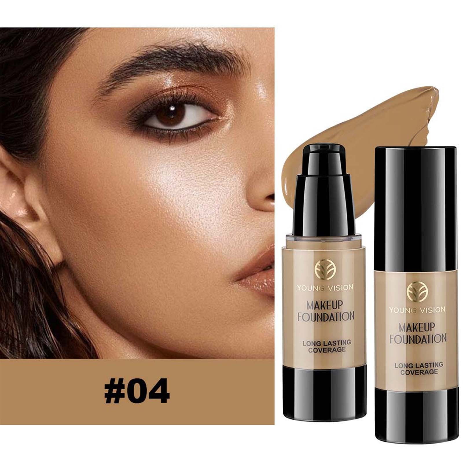 SETOOFF Liquid Foundation,Improves Uneven Skin Tone, Lightweight,Full ...