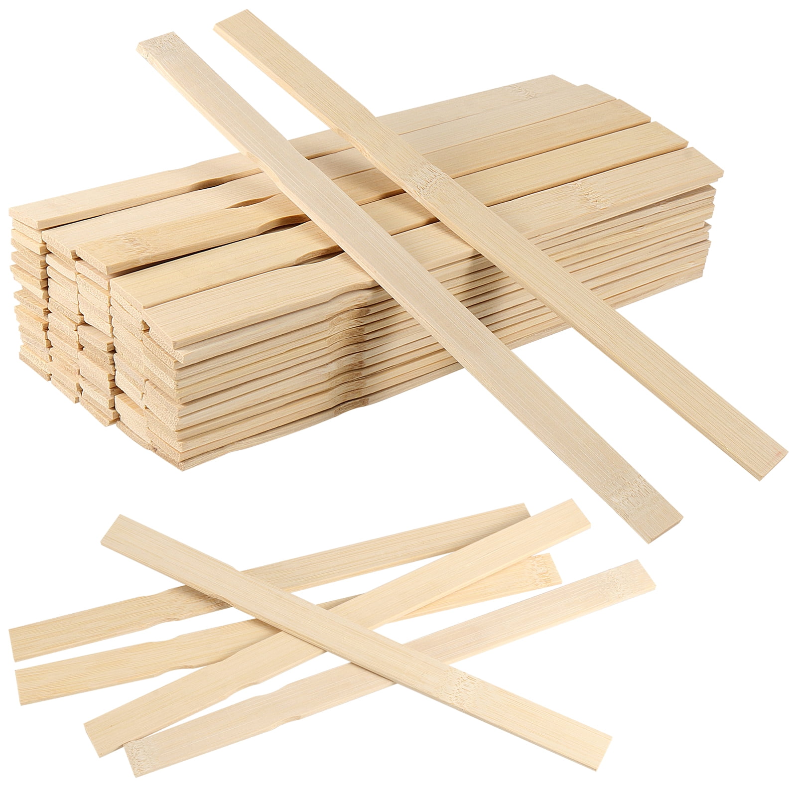 SEUNMUK 200 Pcs Wooden Paint Stir Waxing Sticks, 12 inch Paint Stirs ...
