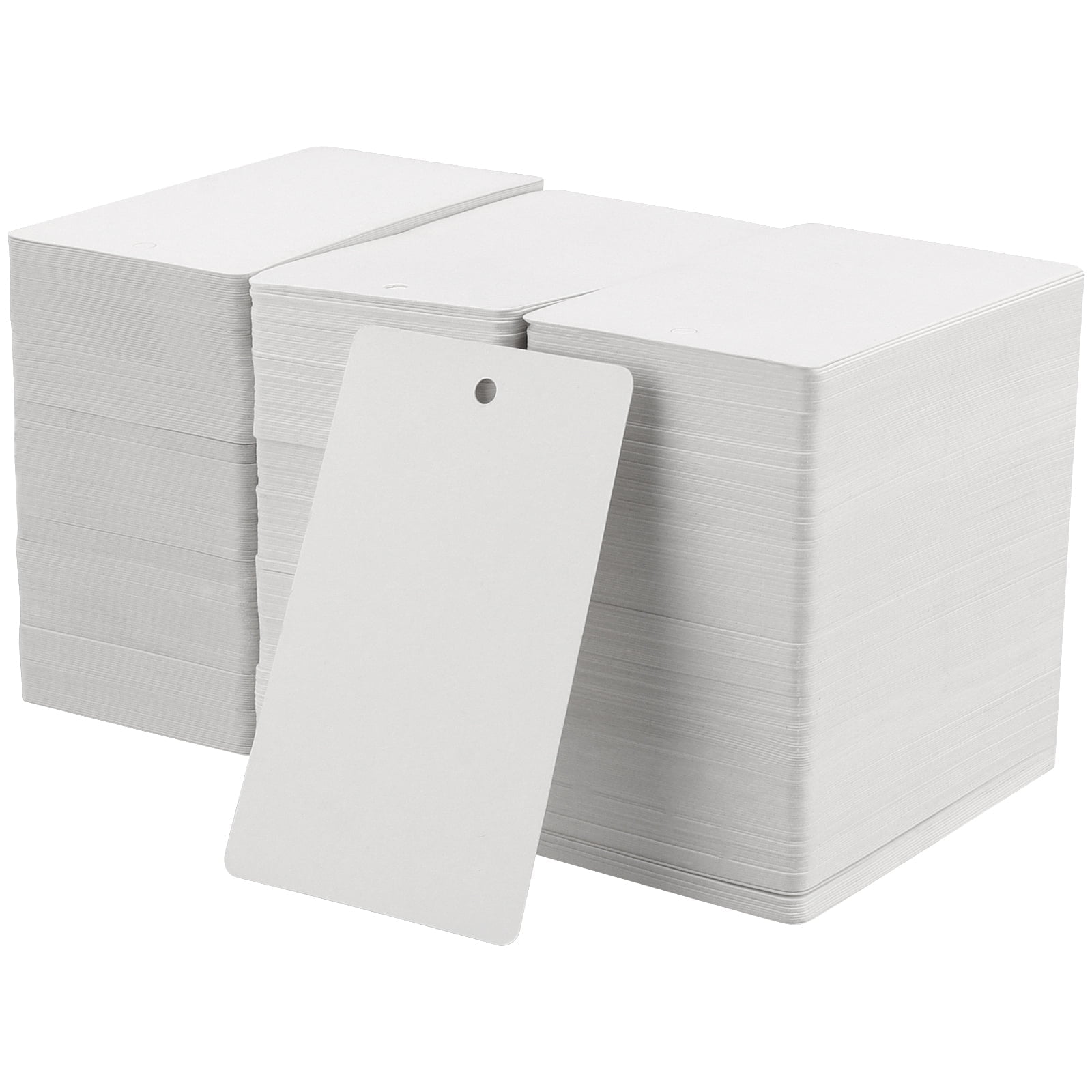 SEUNMUK 2000 Pack 1.7 x 2.9 inch White Merchandise Tags, Cardstock ...