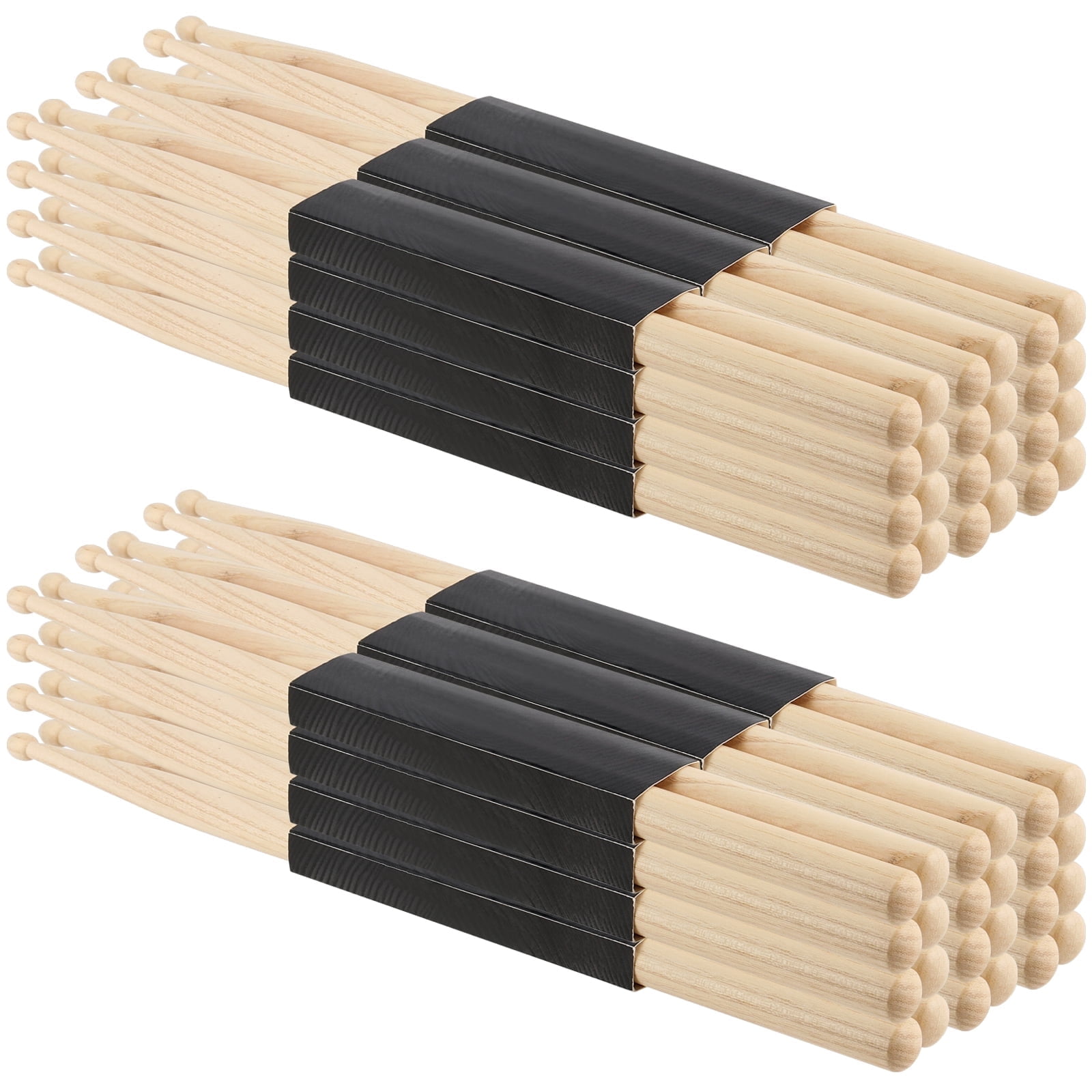 SEUNMUK 24 Pairs 5A Drum Sticks, Wood Music Drumsticks, Musical ...