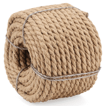 SEUNMUK 33 Feet 1-1/4 Inch Jute Rope, 10m x 32mm Natural Hemp Fiber ...