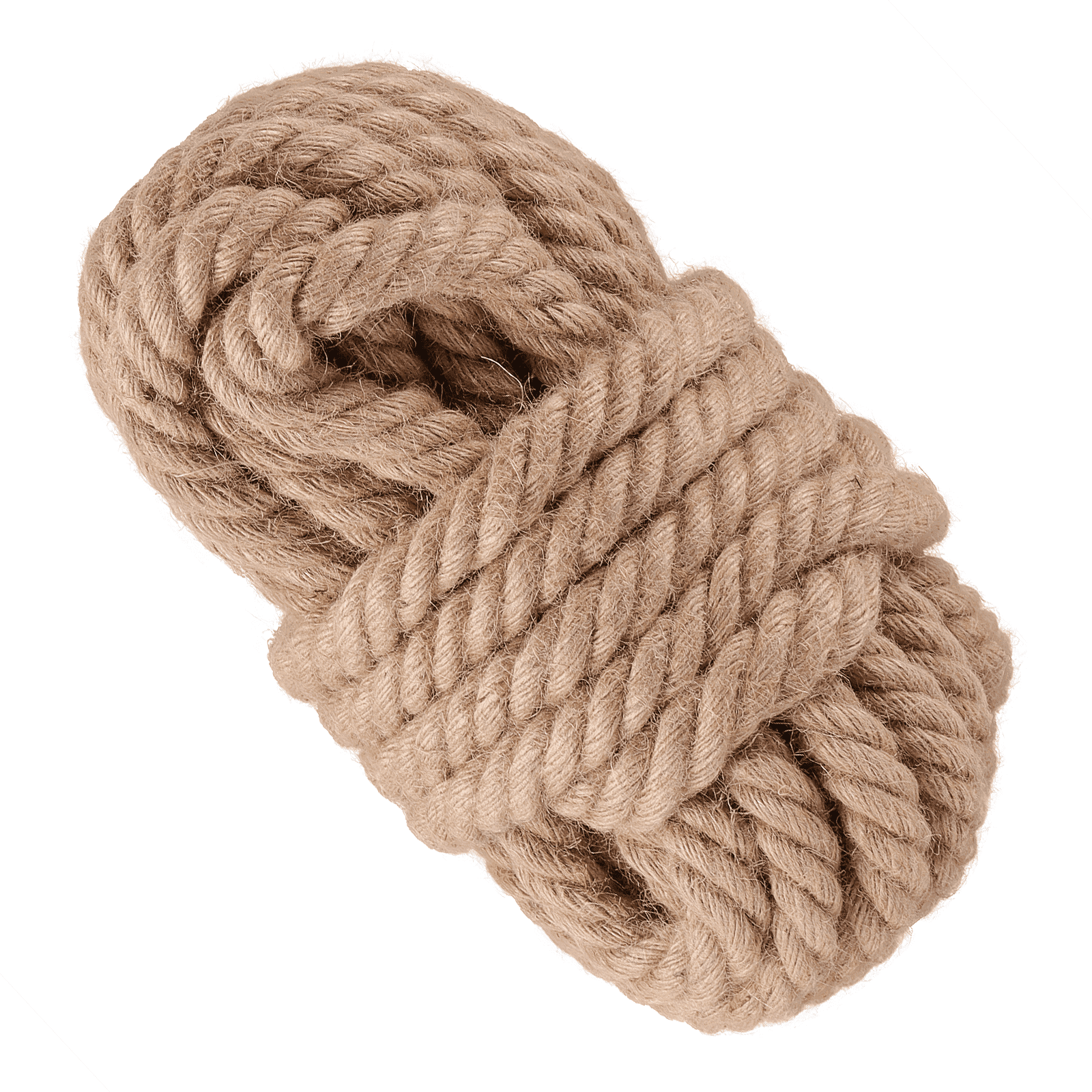 SEUNMUK Thick 33 Feet 1-1/4 Inch Jute Rope, Natural Hemp Fiber, Manila ...