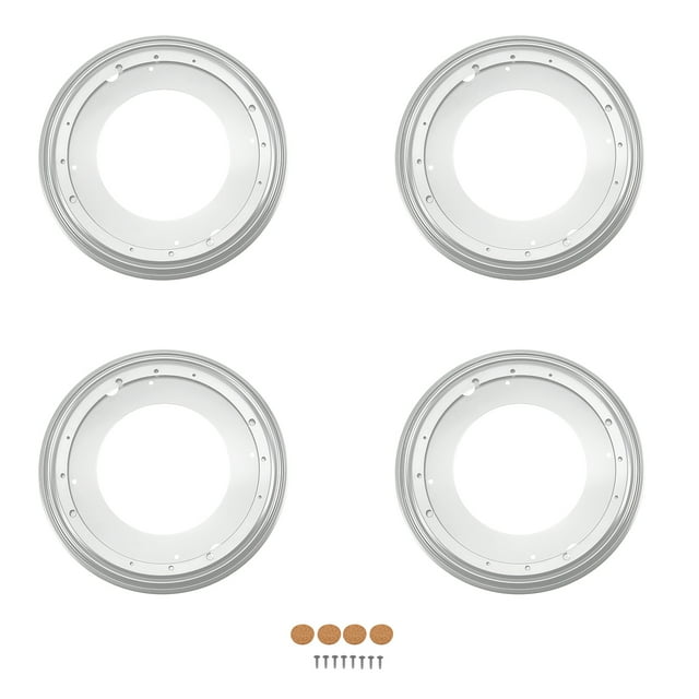 SEUNMUK 4 Pack 12 inch lazy Susan Hardware, 100 LBS Capacity Turntable ...