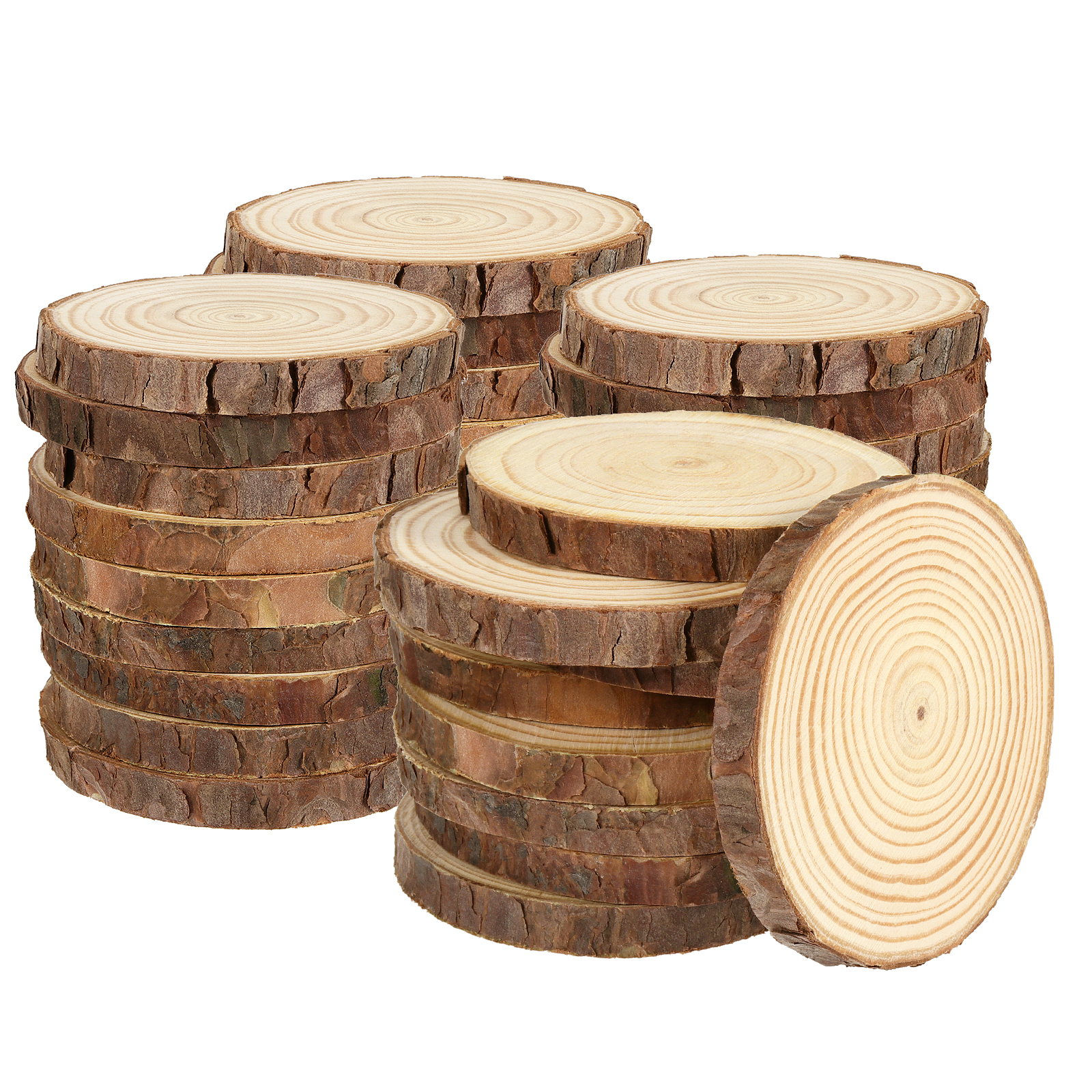 HILABEE 50x Wooden Butterfly Cutouts Wood Slices Unfinished Wooden ...