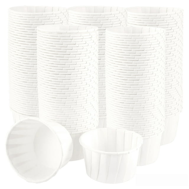 SEUNMUK 2oz Disposable Paper Souffle Portion Cups, White, Pack of 800 ...
