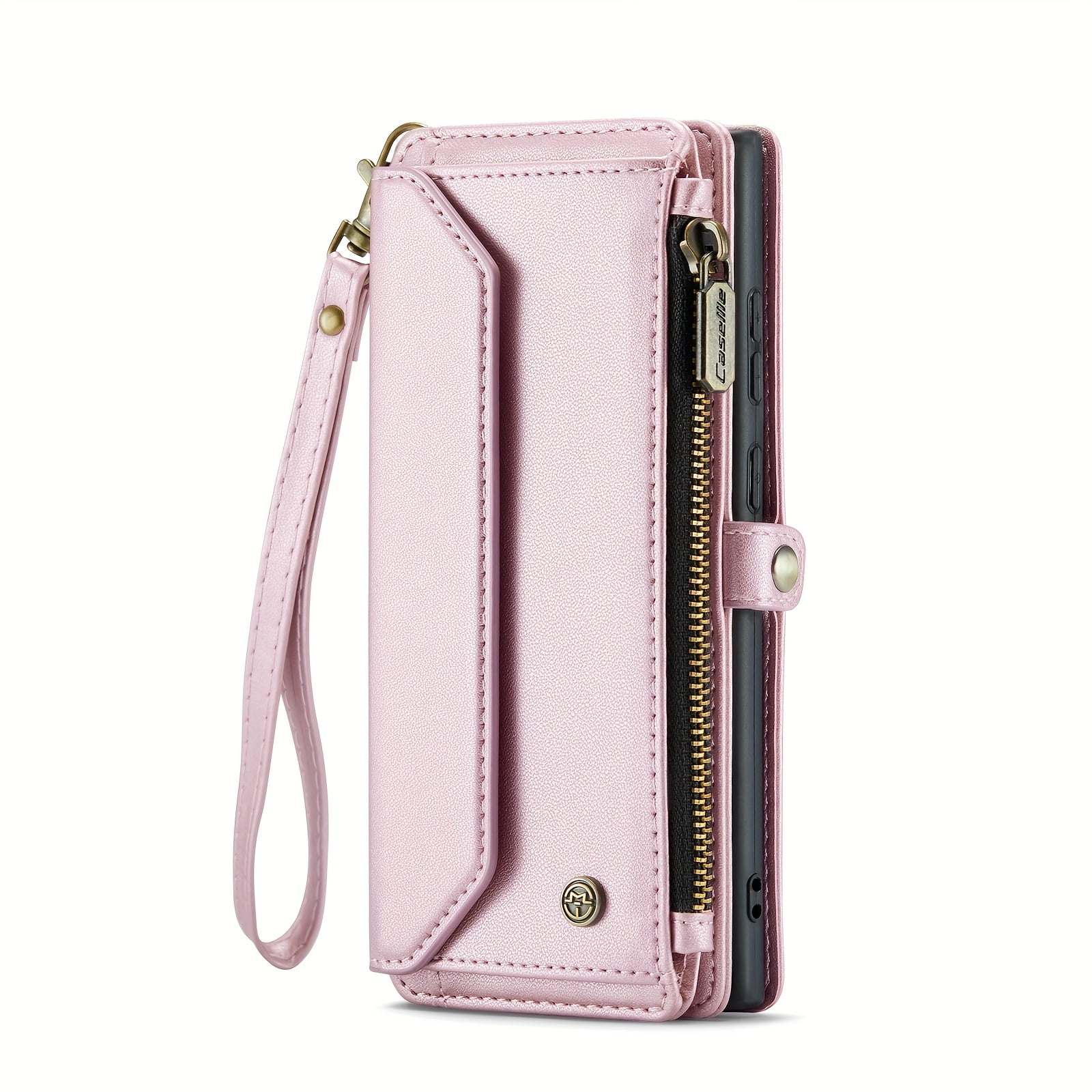 SEVEN BUSSZ Flip Wallet Style Phone Case With Zipper,For Samsung Galaxy ...
