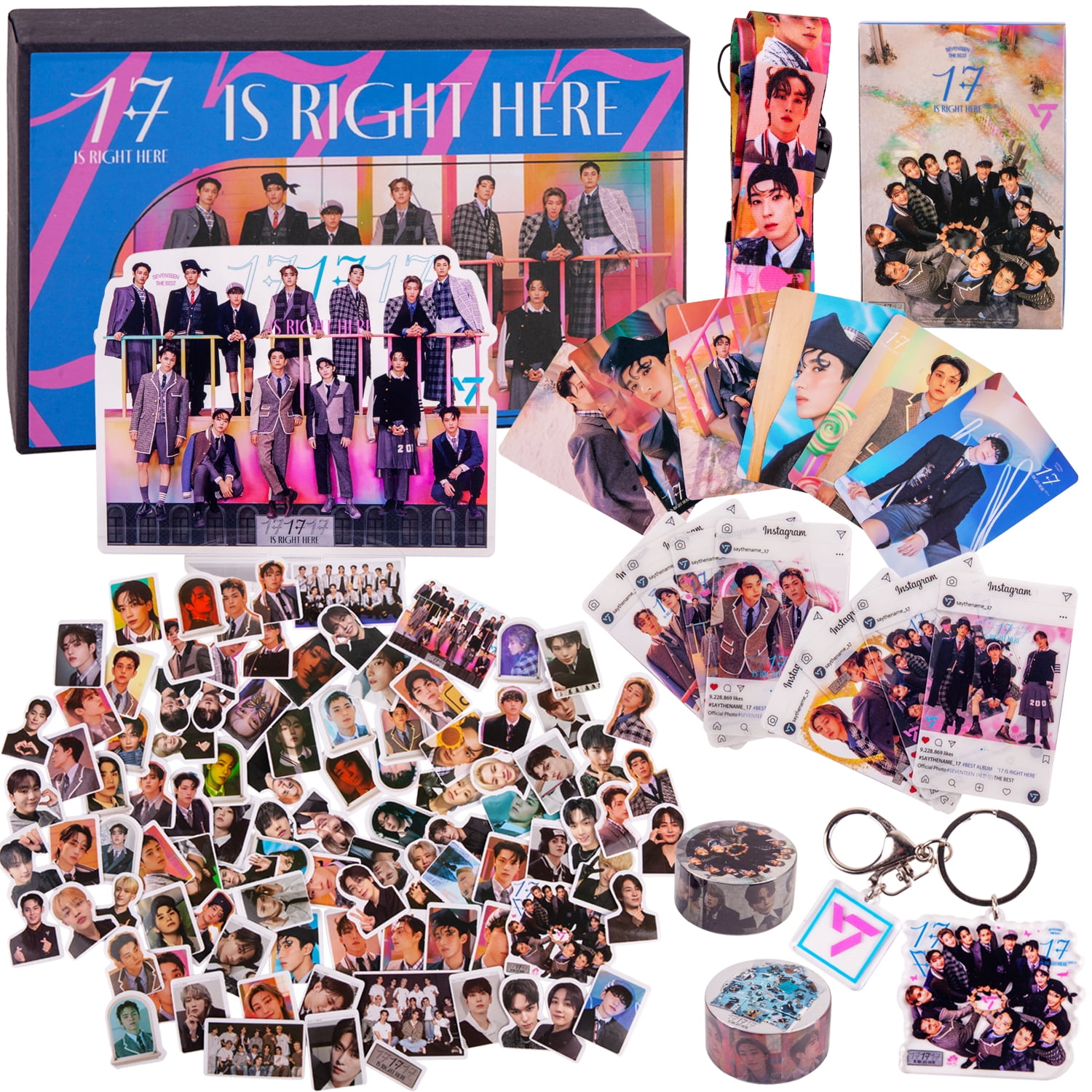 SEVENTEEN "17 is Right HERE" Merchandise Gift Set | Photocards, IG ...