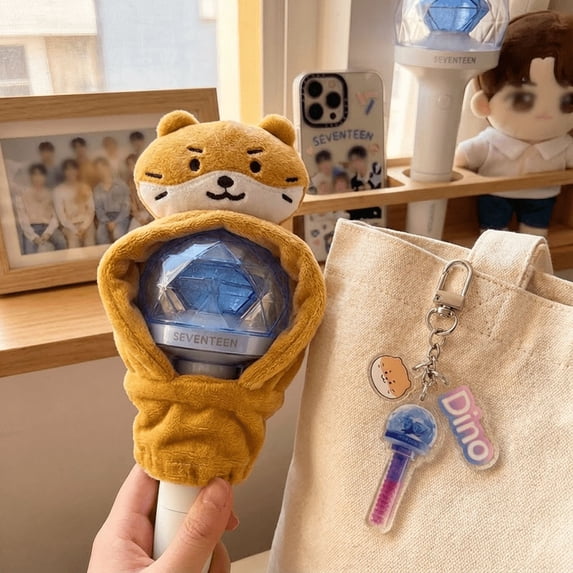 SEVENTEEN K-Pop Member-Corresponding Miniteen Lightstick Plush Cover ...