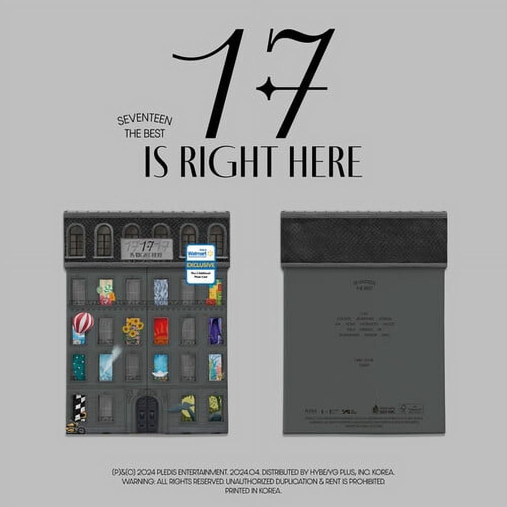 Seventeen - SEVENTEEN BEST ALBUM '17 IS RIGHT HERE' [HERE Ver.] (Walmart Exclusive) - Music ...